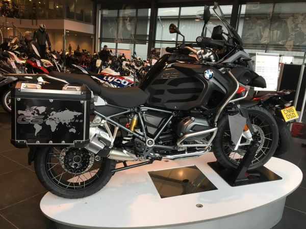 R1200 & R1250 GS Adventure LC Printed Black pannier wrap kit - Humvee ...